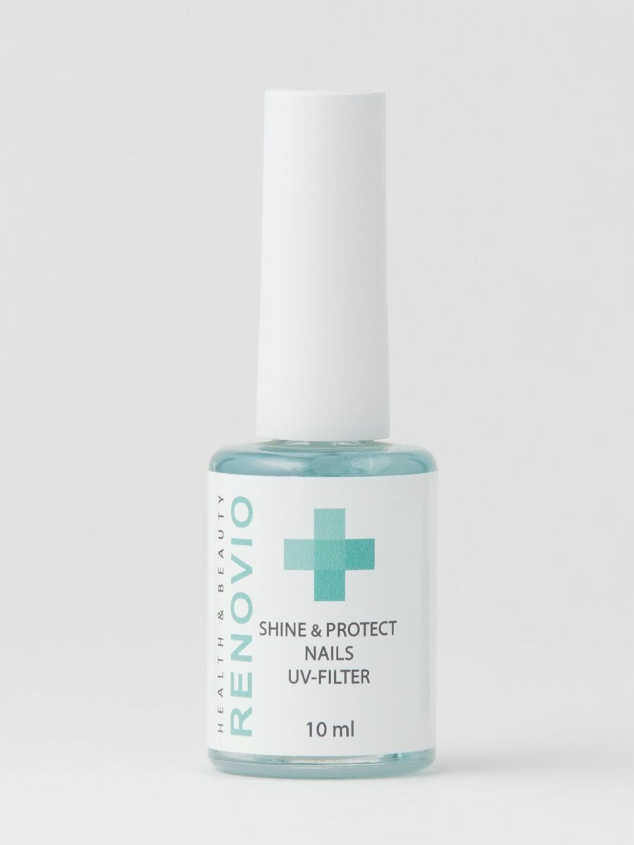 RENOVIO, Лак для ногтей shine&protect nails uv-filter, 10 мл
