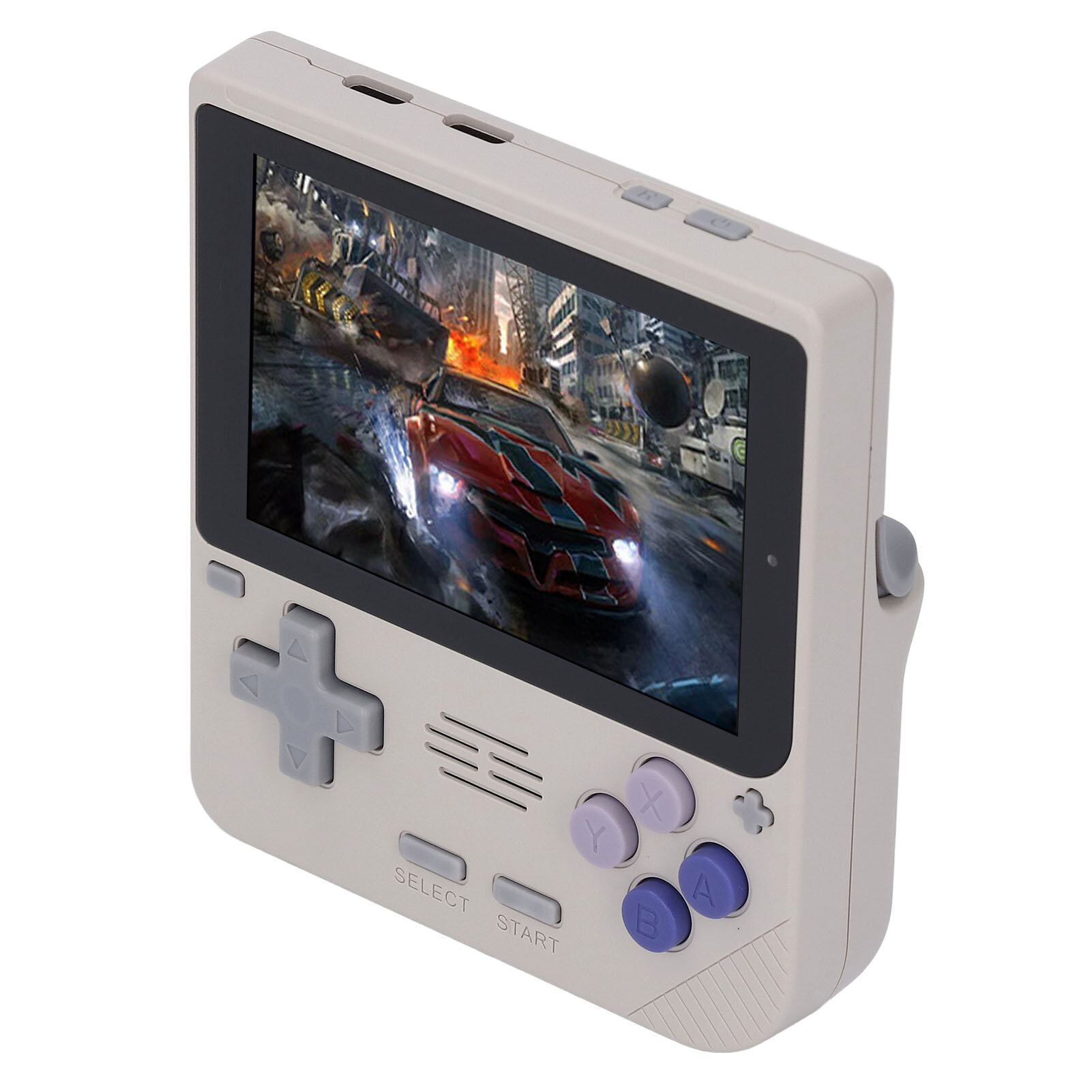 Ретро портативная игровая консоль с двумя 3D-джойстиками, высоким разрешением, экраном 3,5 дюйма, 4-ядерным процессором, аккумулятором 3000 мАч, емкостью 128 ГБ