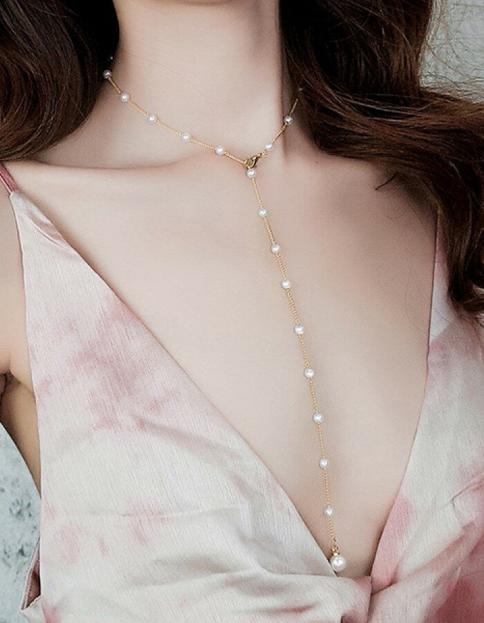 Колье, жемчуг имитация