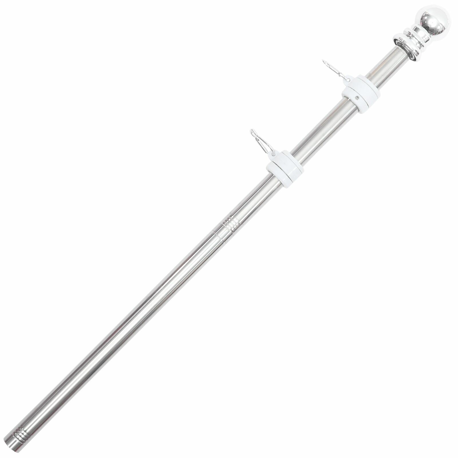 Флагшток из нержавеющей стали 2 м, нержавеющий, флагшток для сада и двора