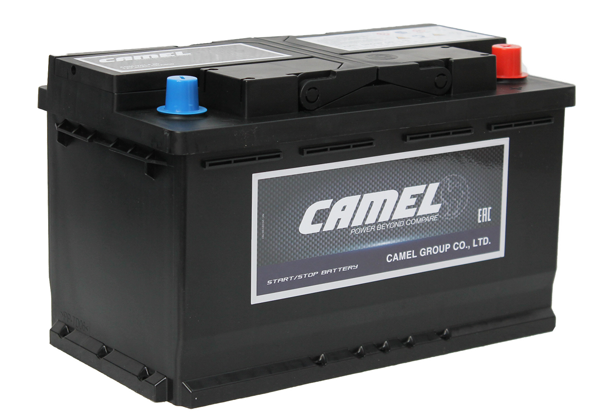 Аккумулятор CAMEL AGM 80 Ач 800 А (315х175х190) обратная полярность