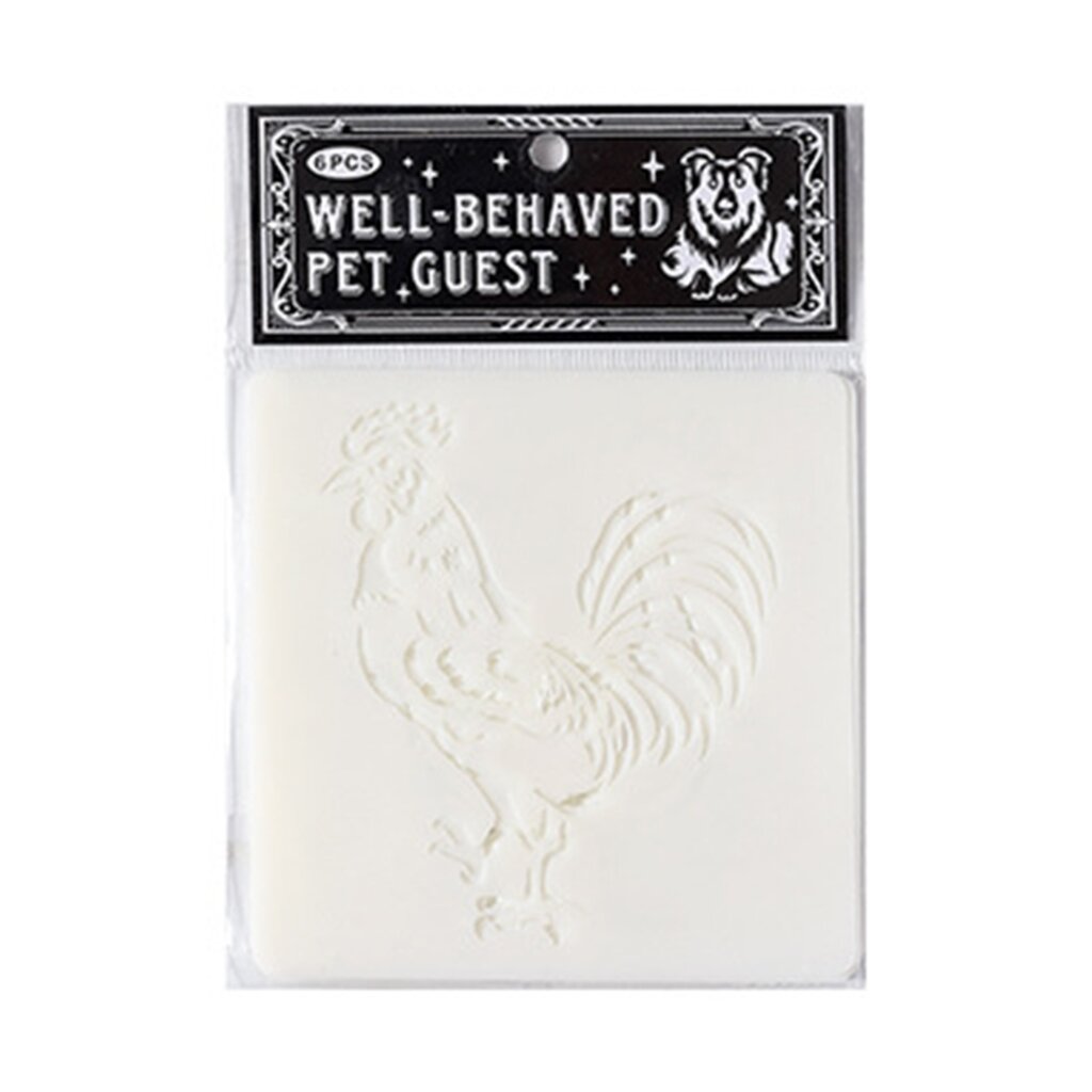 6 Шт Трафарет на тему Зоопарка, Выдалбливают Трафареты для Рисования, Журнальные Трафареты, Трафарет для Рисования в Альбоме для Вырезок