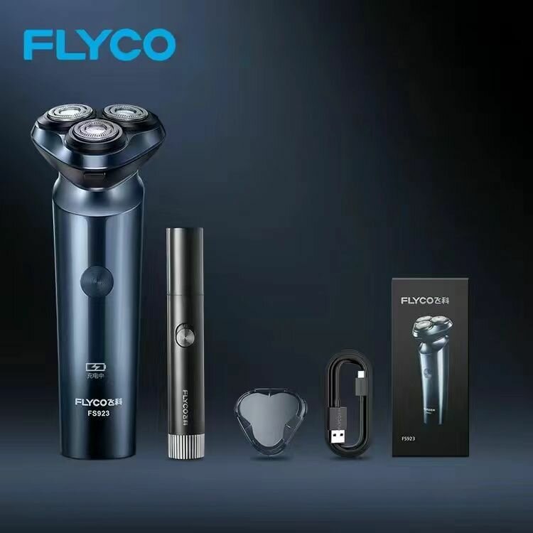 FLYCO Электробритва мужская с USB-зарядкой smart FS923