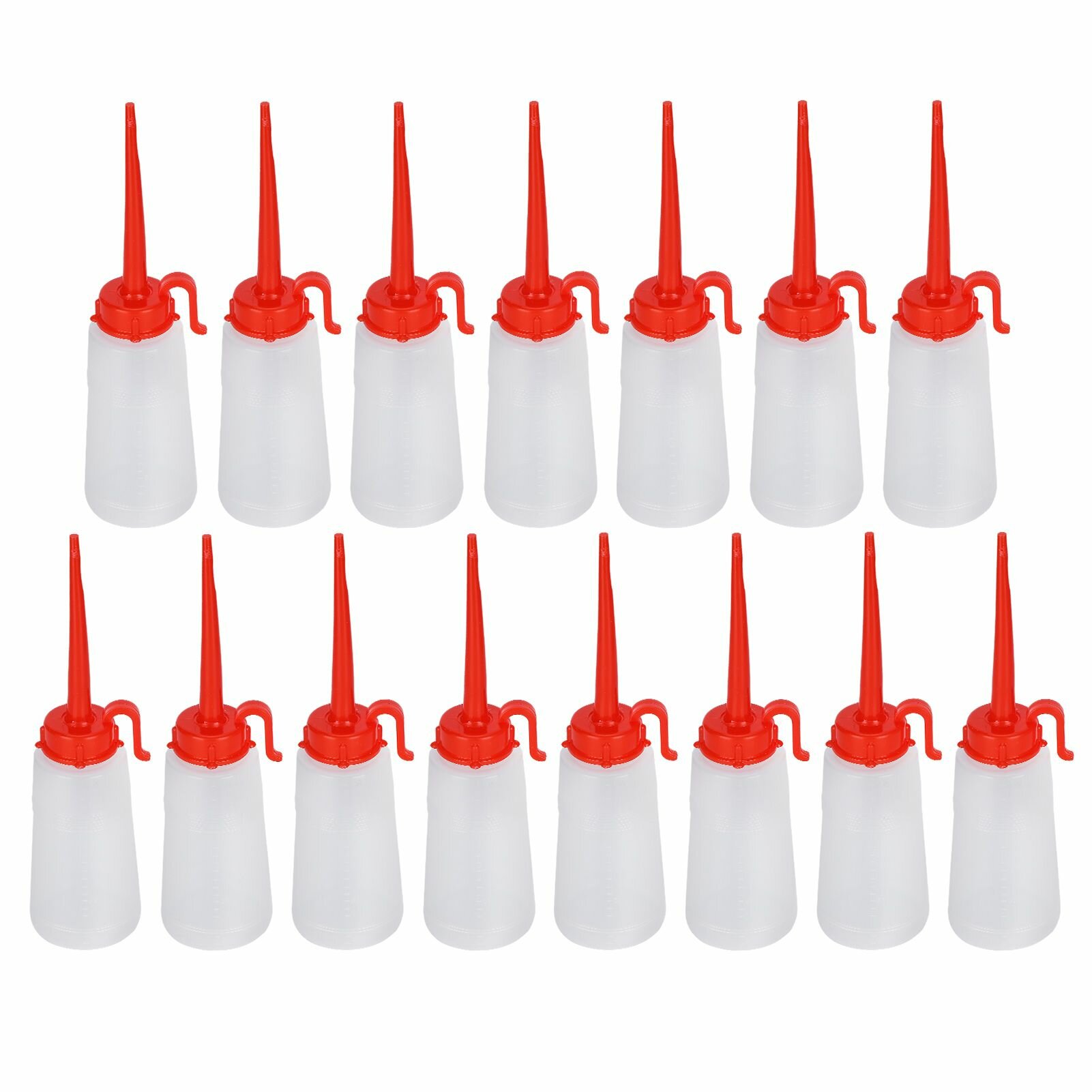 15шт масленка 150 мл, пластик, дозатор, прозрачная