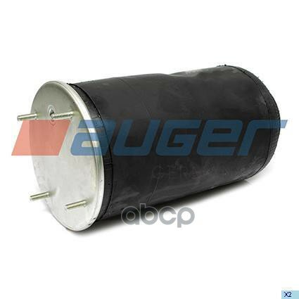 Пневмоподушка без стак! h511 4шп. M12. 1отв. штуц. M22. Н: 1отв. SAF/Trailor/МАЗ/ROR AUGER арт. AU34813