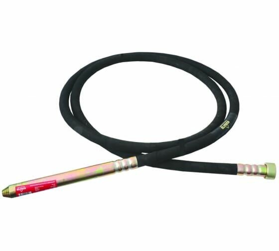 Гибкий вал насадка низкочастотная для сетевого вибратора 1220.000900 (35 мм; 4 м; HEX8) Elitech 181810