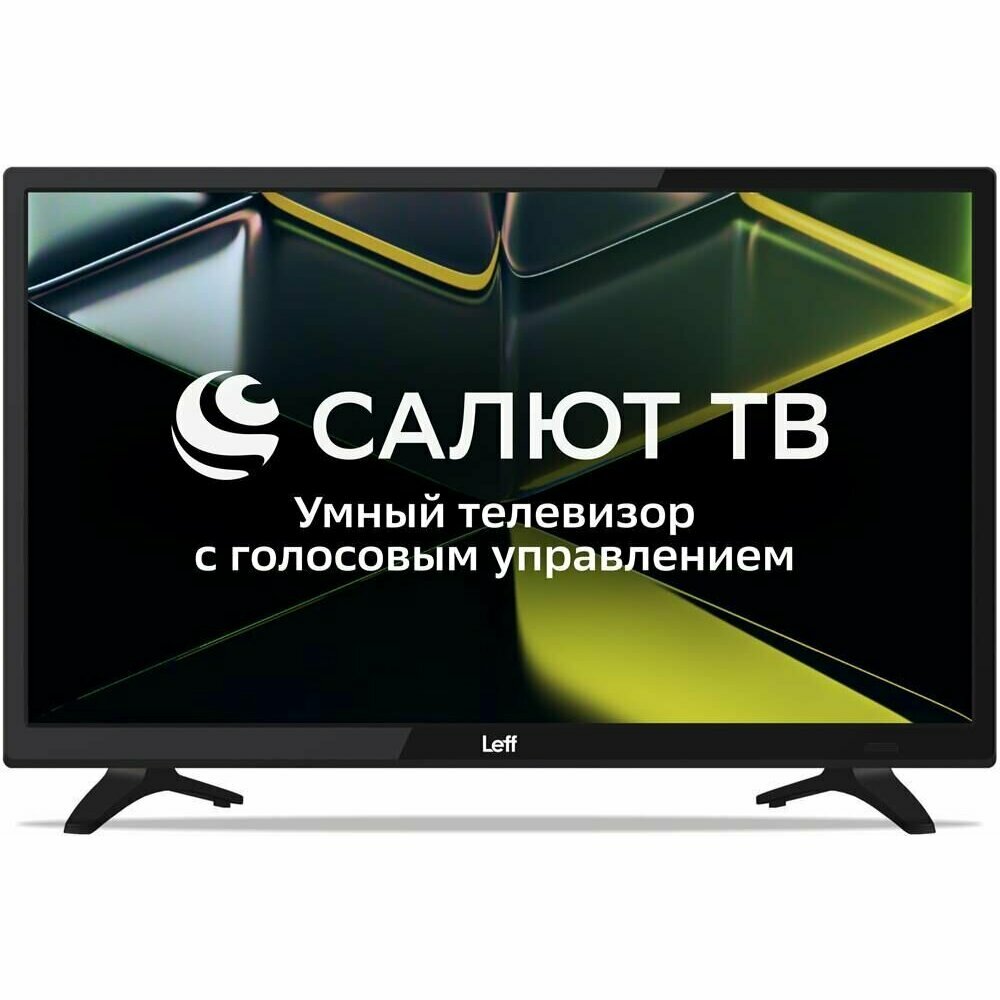 Телевизор Leff 24F690T, 24", Full HD, SMART TV, Bluetooth, Wi-Fi, экосистема Sber