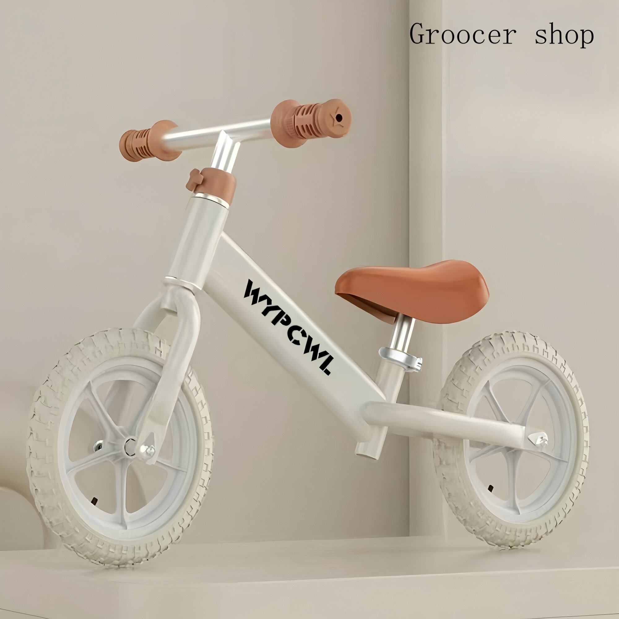 Беговел, высокоуглеродистый стальной каркас, пенопластиковые колёса, 12 дюймов