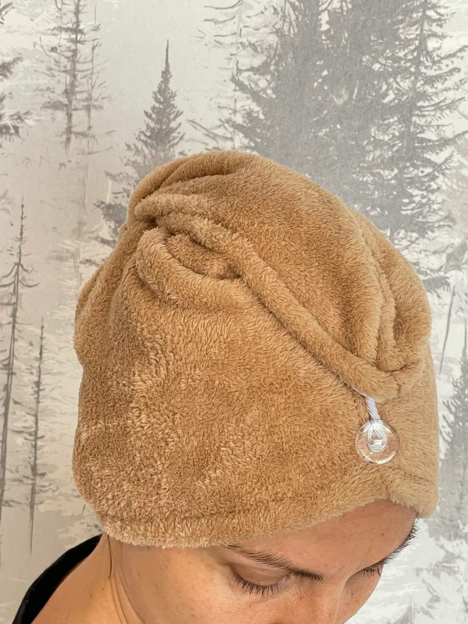 Чалма полотенце для сушки волос