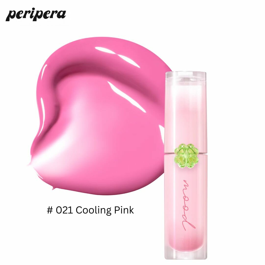 PERIPERA Тинт для губ Ink Mood Glowy Tint ( 21 COOLING PINK ) помада для губ, Уход за губами, Корейская косметика
