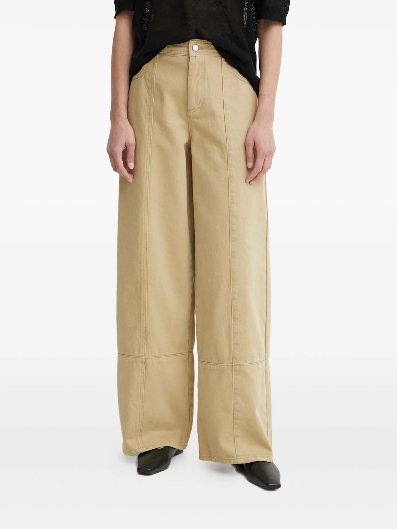 Джинсы Panelled wide-leg jeans 