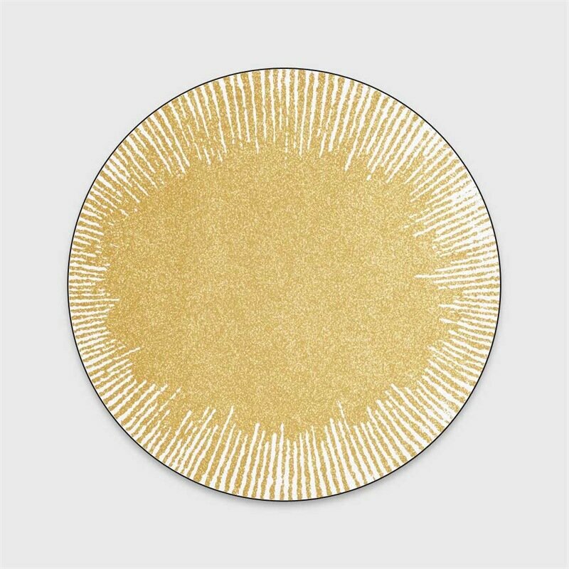 Ретро модная индивидуальная музыкальная виниловая пластинка круглый нескользящий ковер 120*120 см