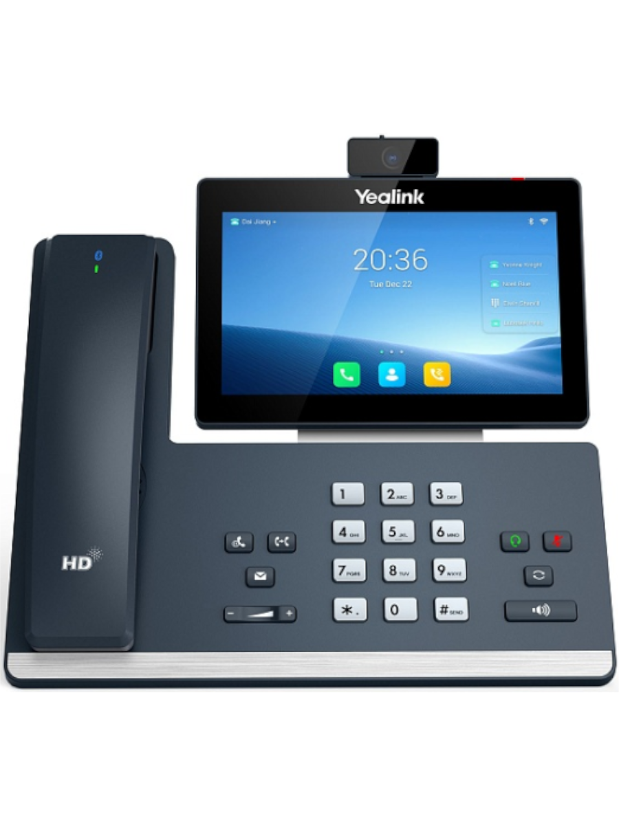 Видеотелефон Yealink "SIP-T58W Pro", с камерой, 7 дюймов, WSGVA, Bluetooth 4.2, Wi-Fi