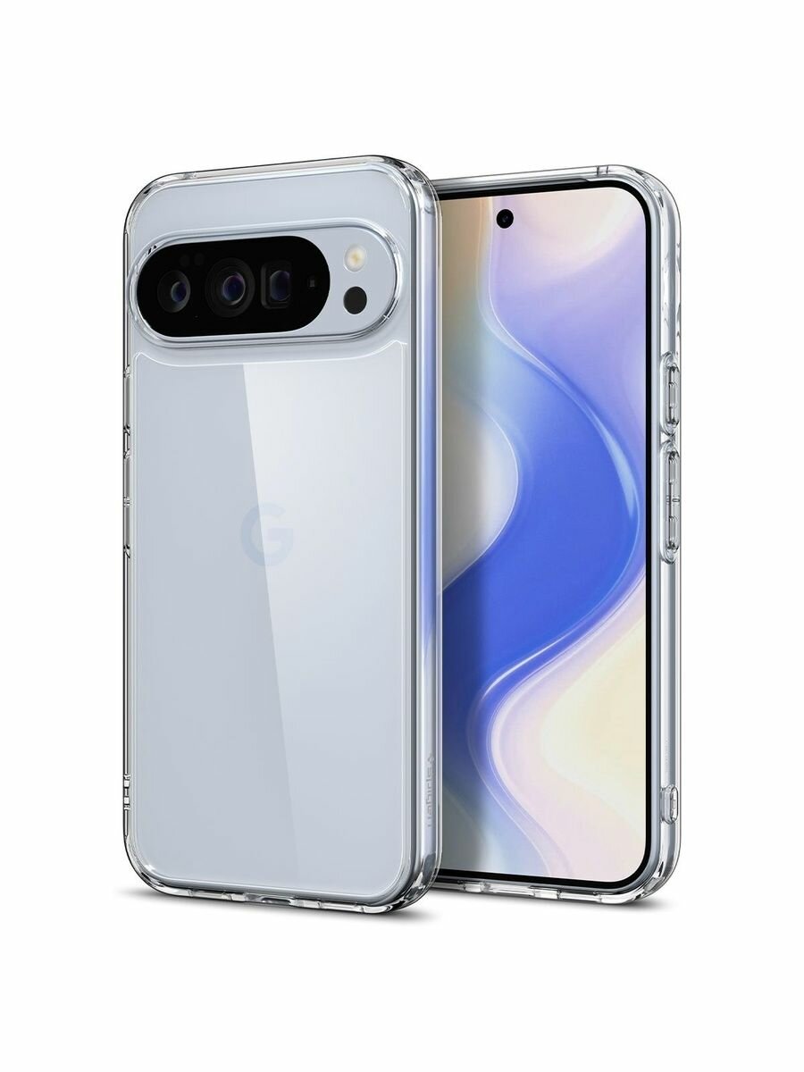 Чехол Spigen на Google Pixel 10 Pro XL, Ultra Hybrid (ACS09738), бортики для защиты дисплея и камеры