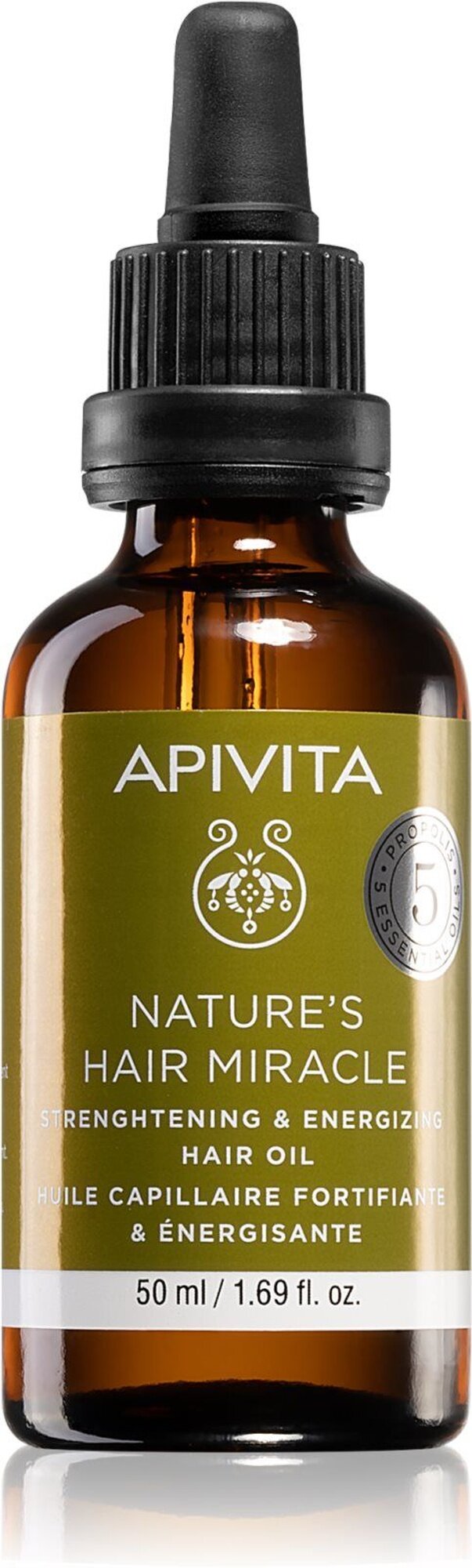 Масло для укрепления волос Apivita Holistic Hair Care Nature's Hair Miracle 50 ml