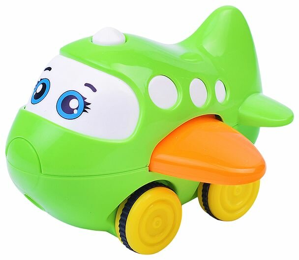 Детский инерционный самолёт "Маленький пилот", игрушечный воздушный транспорт, пластиковый самолетик, сюжетно-ролевая пластиковая модель для мальчиков и девочек, в пакете