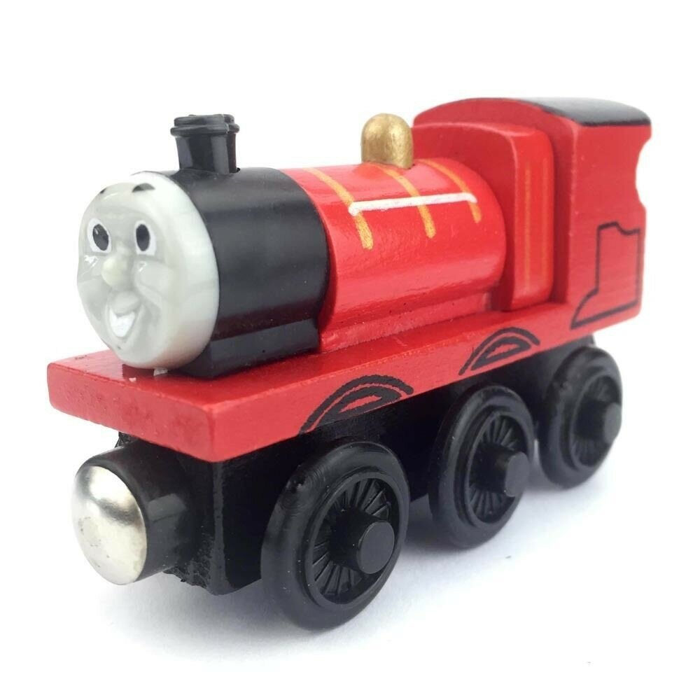 Wooden train car toy for kids railway adventures size 19