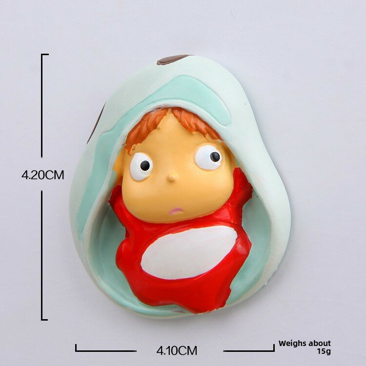 Декор для ведра девочка семья и мини поньо магнит для холодильника золотая рыбка идеи для детей стиль а