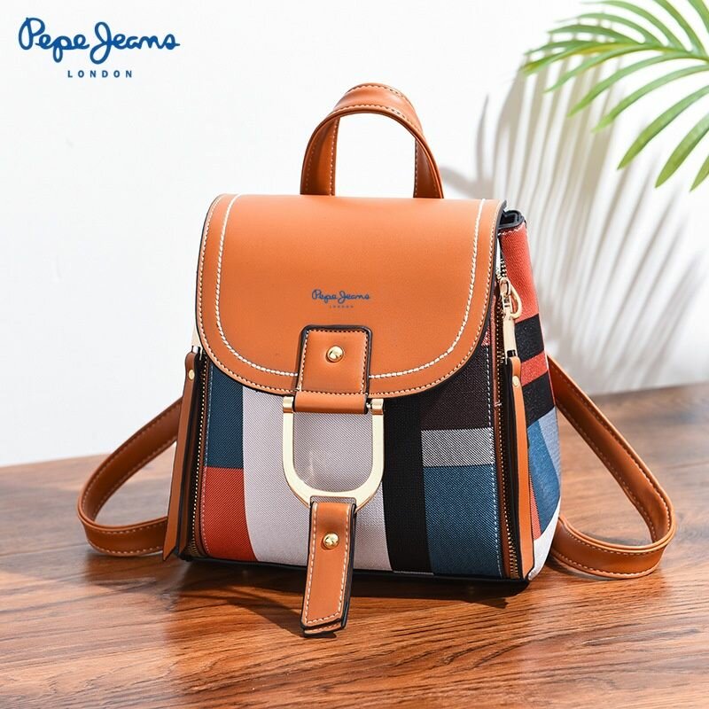 Pepe Jeans Рюкзак мужской городской для ноутбука трансформер, ручная кладь, Женские сумки водонепроницаемый, для командировок**