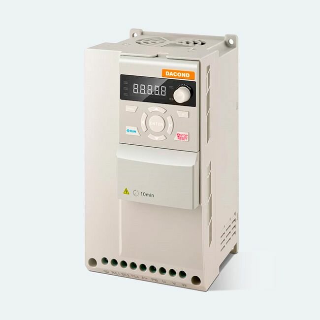 DACF100S20007BX9 Преобразователь частоты Dacond DACF100 0,75кВт 1Ф 220В, без панели