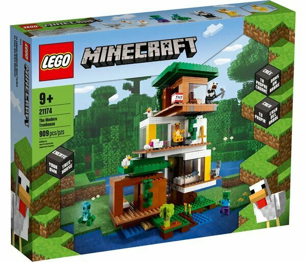 Конструктор LEGO Minecraft Современный домик на дереве (LEGO 21174)