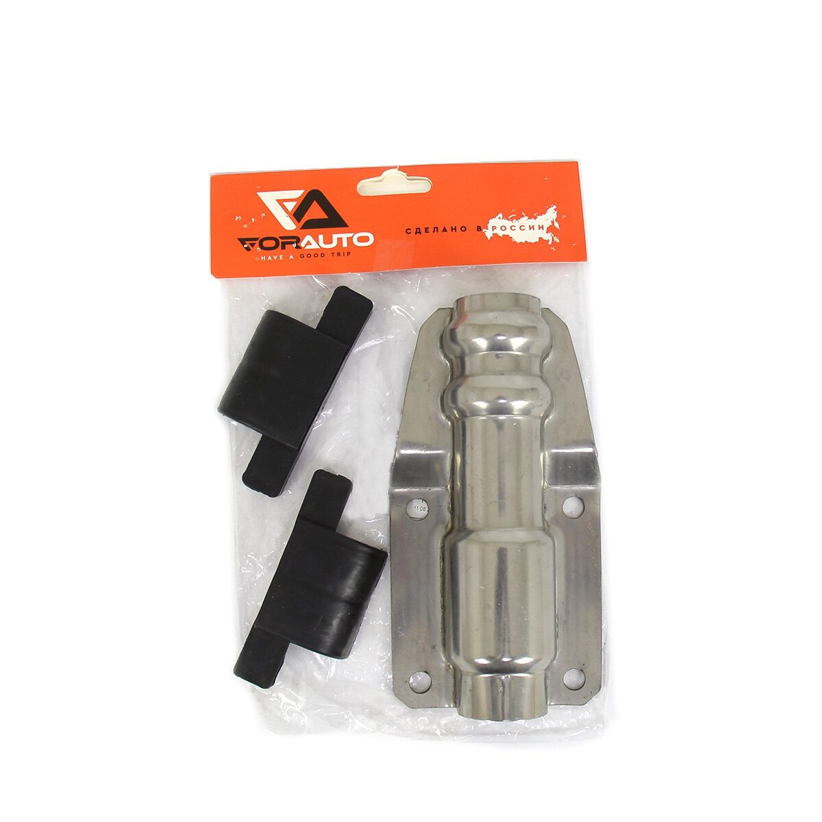 Кронштейн штанги задних ворот фургона (обойма) d-27 (в комплекте со втулкой) усил, нерж. сталь