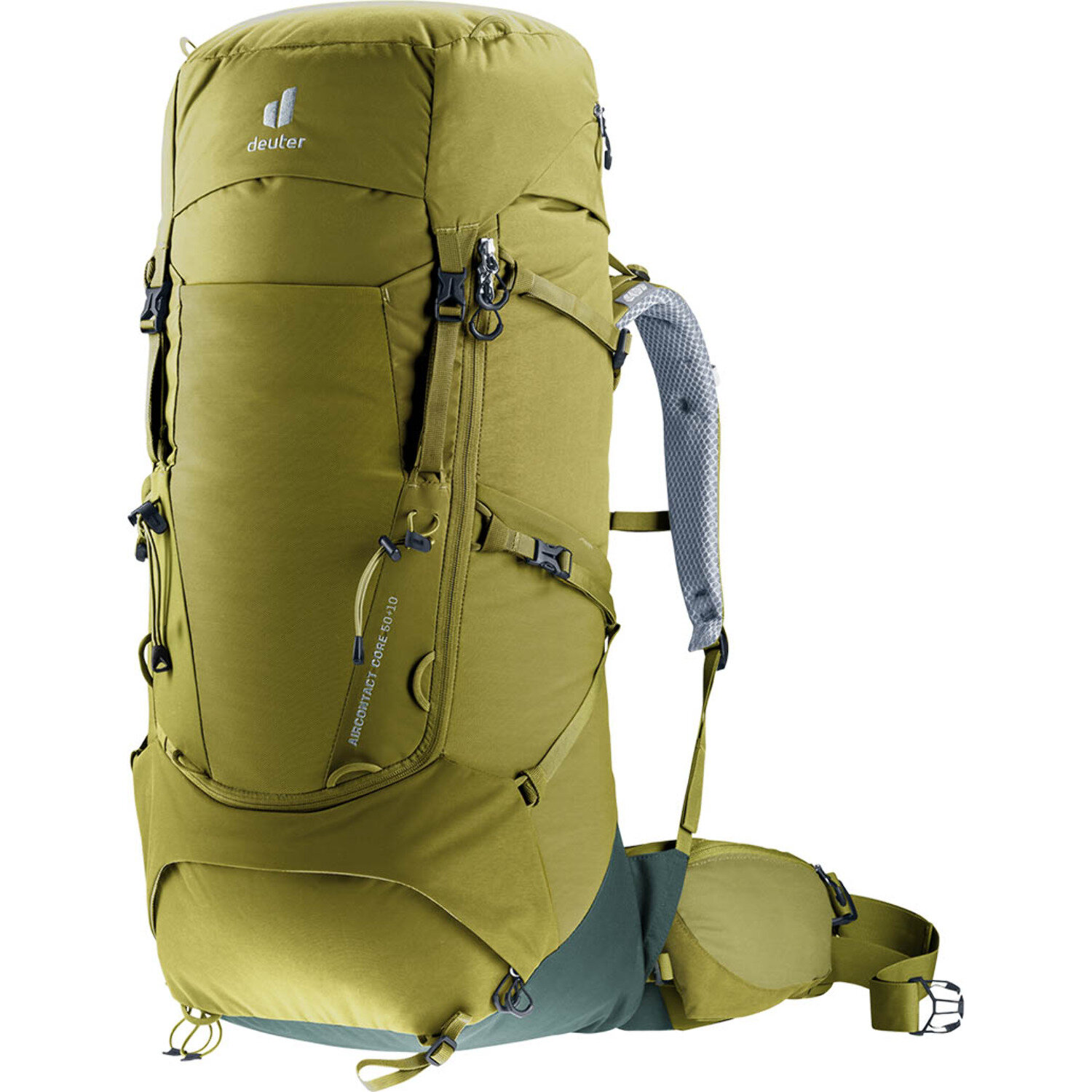 Рюкзак Deuter Aircontact Core 50+10 зеленый, для мужчин