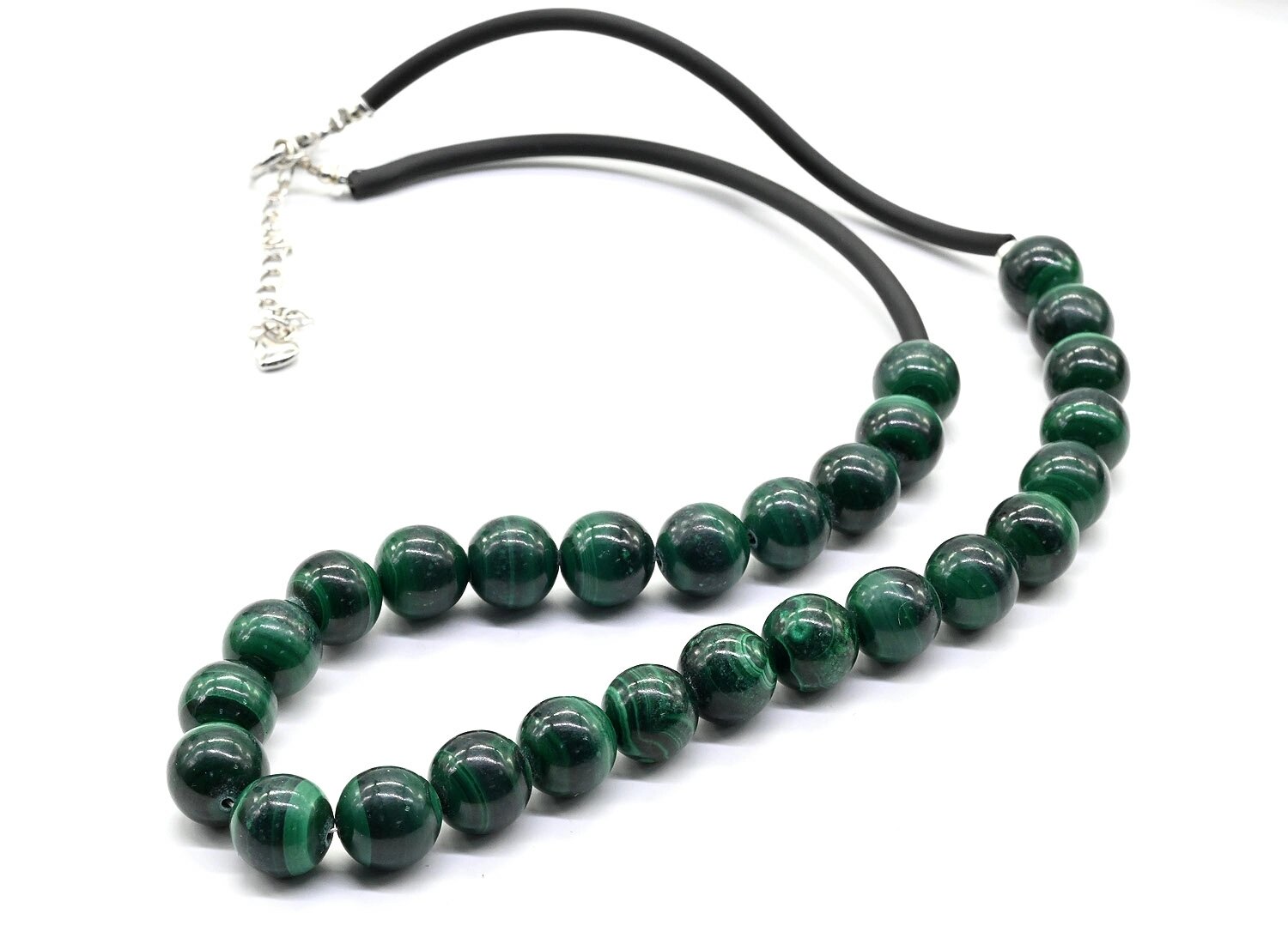 Колье, малахит