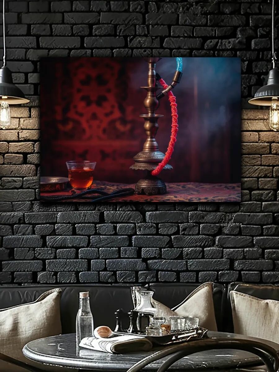 Картина на стену "Кальян бар", 40х30 см