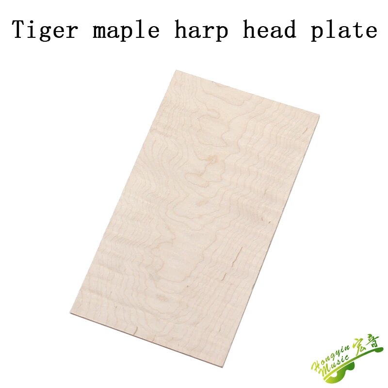 1 шт, гриф гитары, шпон, доска для макияжа, украшение для головы гитары, украшение из цельного дерева, защита для электрогитары, производство задней панели Flame maple 200x90x2