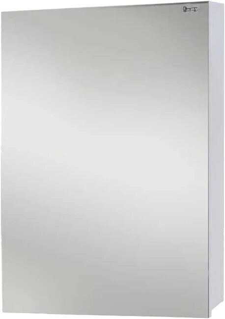 Зеркало-шкаф Emmy Вэла 50 L 50 см, белое, зеркало настенное в ванную