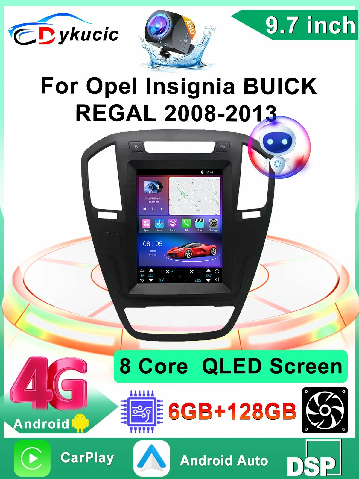 Магнитола для Opel Insignia Buick Regal 2008-2013