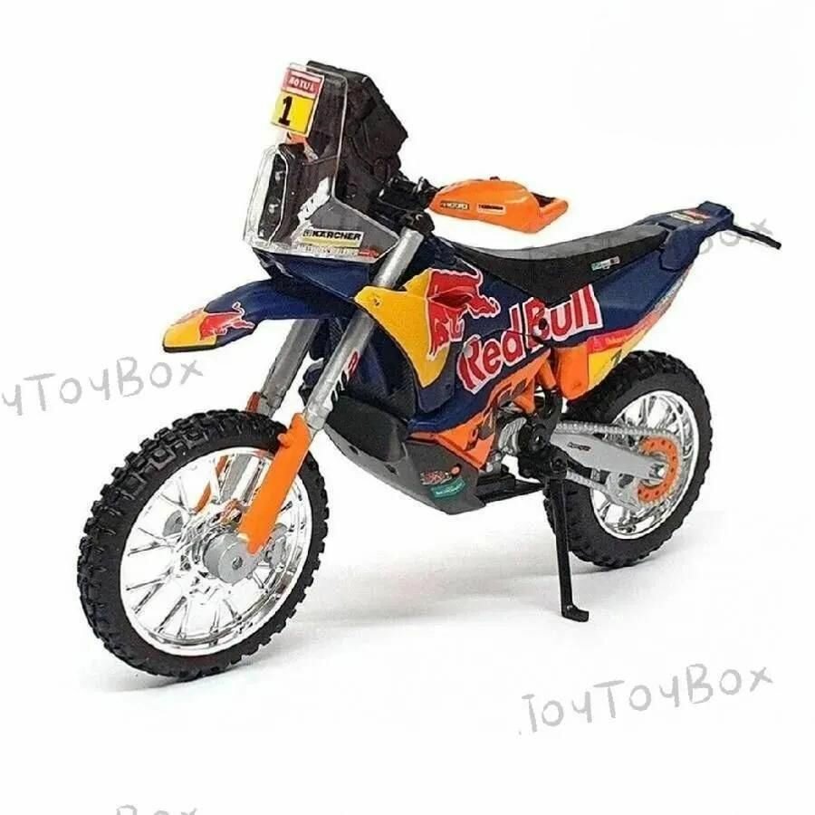 Мотоцикл игрушечный Bburago KTM 450 Dakar Rally 2019