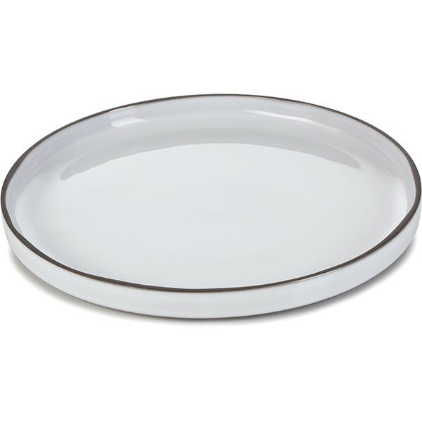 Тарелка «Карактэр» с высоким бортом, керамика, 260 мм, каменно-серый (Revol)