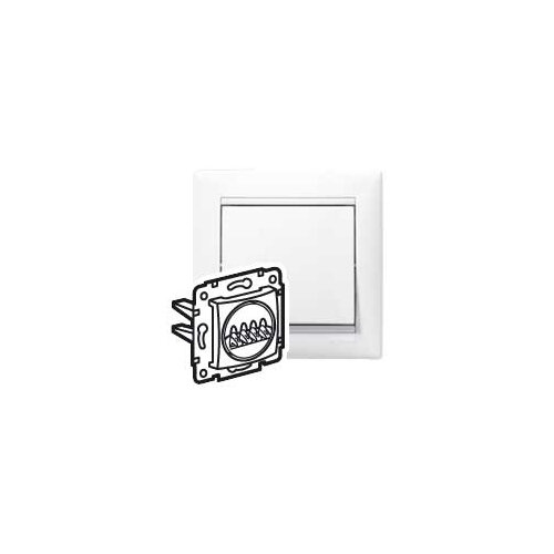VALENA DIY Аудиорозетка 2-местная белый, IEK 694283 (1 шт.)