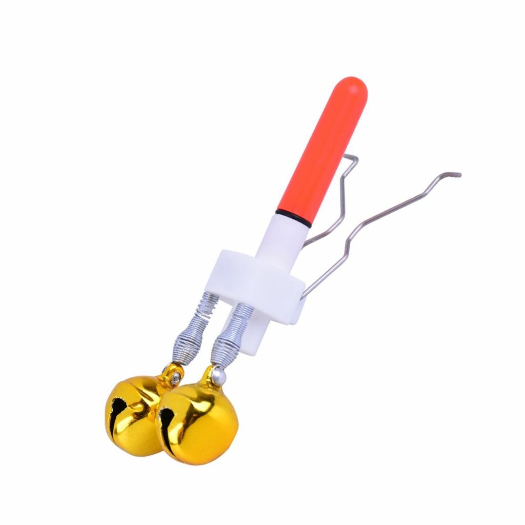 Индикатор сигнализации поклевки, ночная удочка, наживка для рыбы, колокольчик, зажим со светодиодной подсветкой, прост в использовании