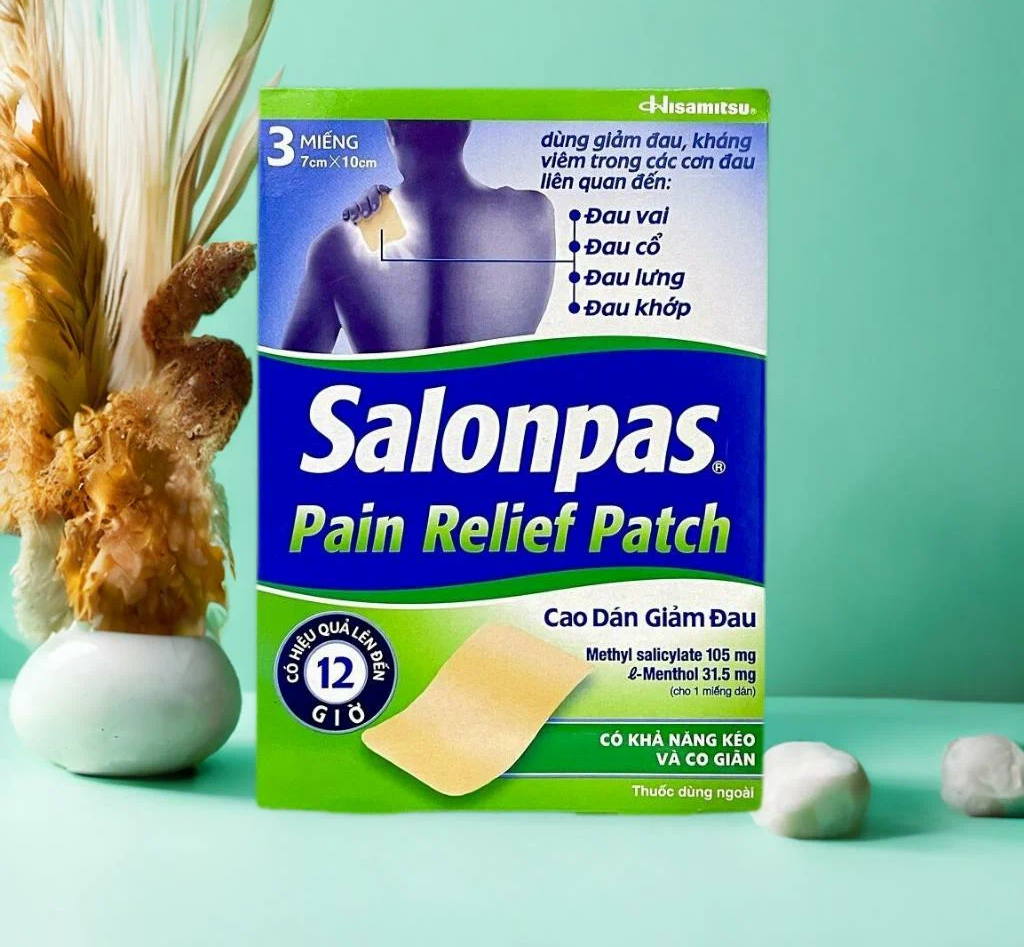 Пластырь Hisamitsu Salonpas Pain Relief Patch, для тела, 7x10 см, 3 шт