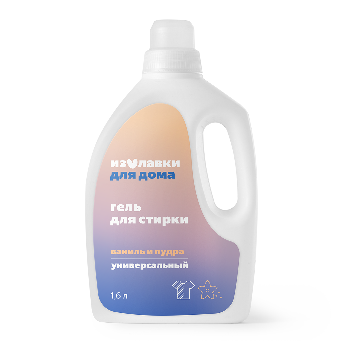 Гель для стирки Из Лавки, универсальный, с ароматом ванили, 1,6 л