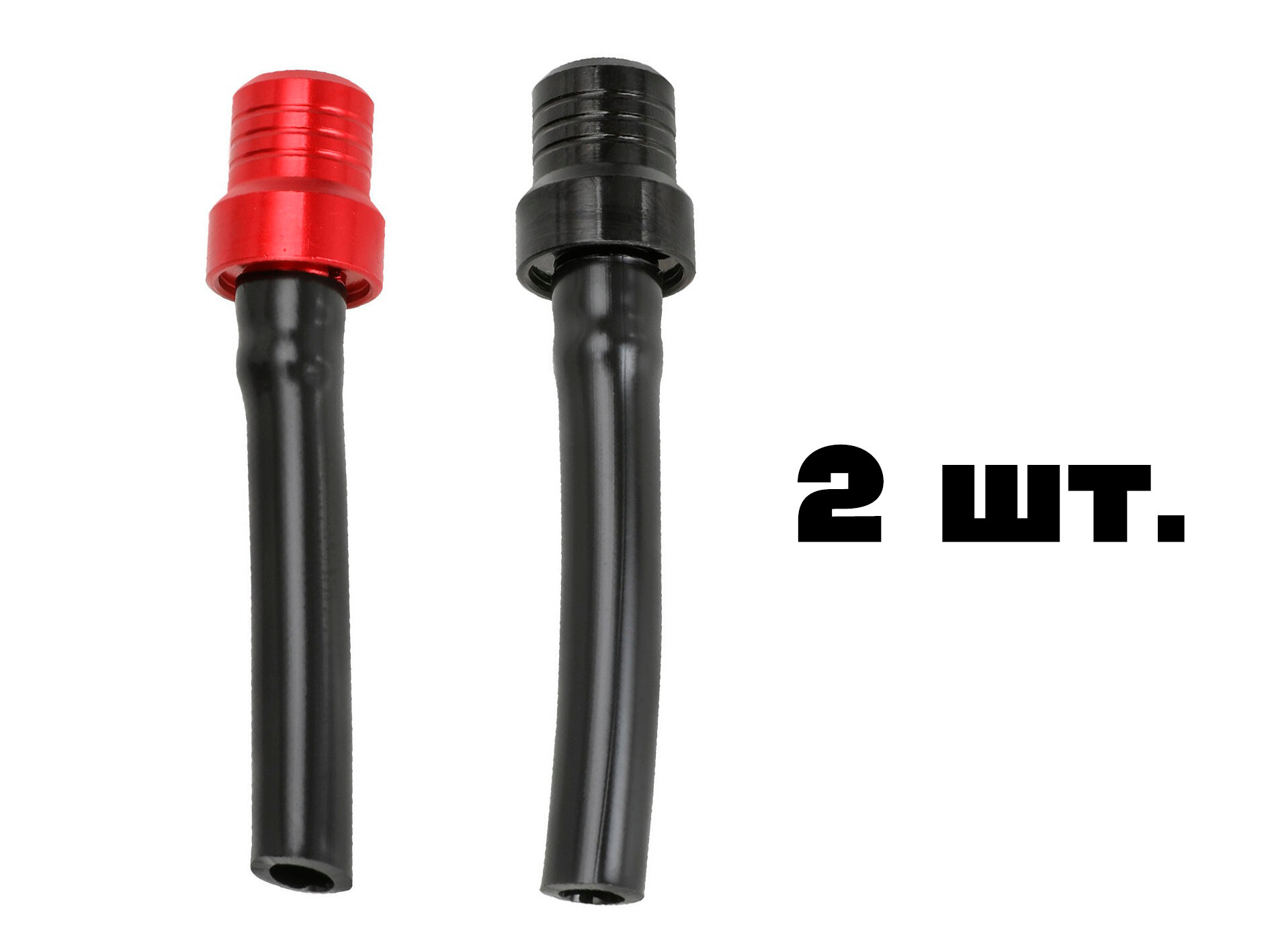 Клапан RX топливного бензобака на питбайк, с шариком, комплект 2 шт, черный