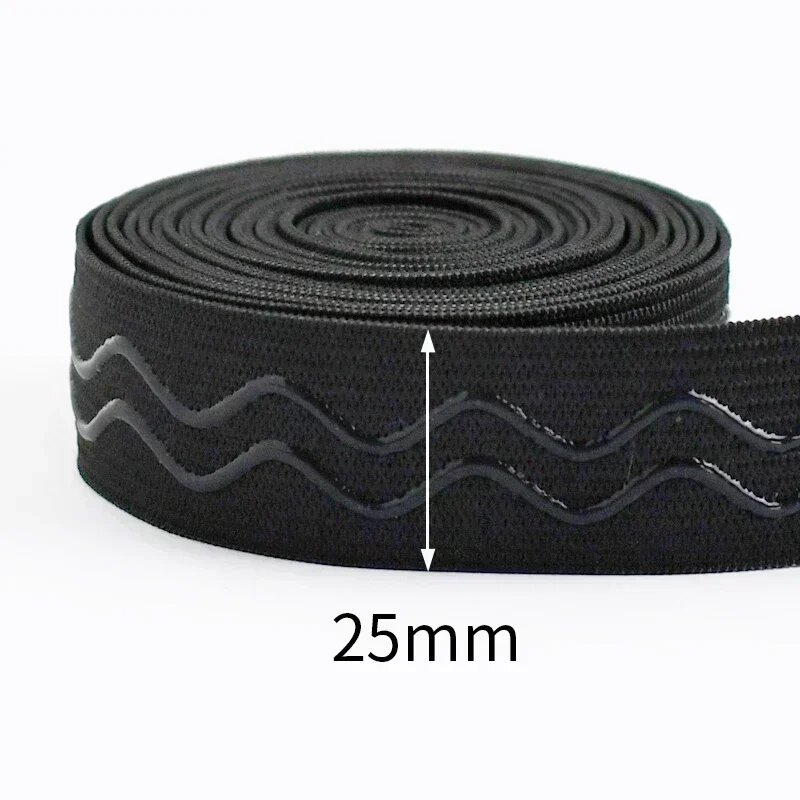 2/5/10 м 10-50 мм силиконовая эластичная лента, эластичная лента, швейный ремень для бюстгальтера, нижнее белье, нескользящая резиновая лента, пояс, аксессуар для одежды