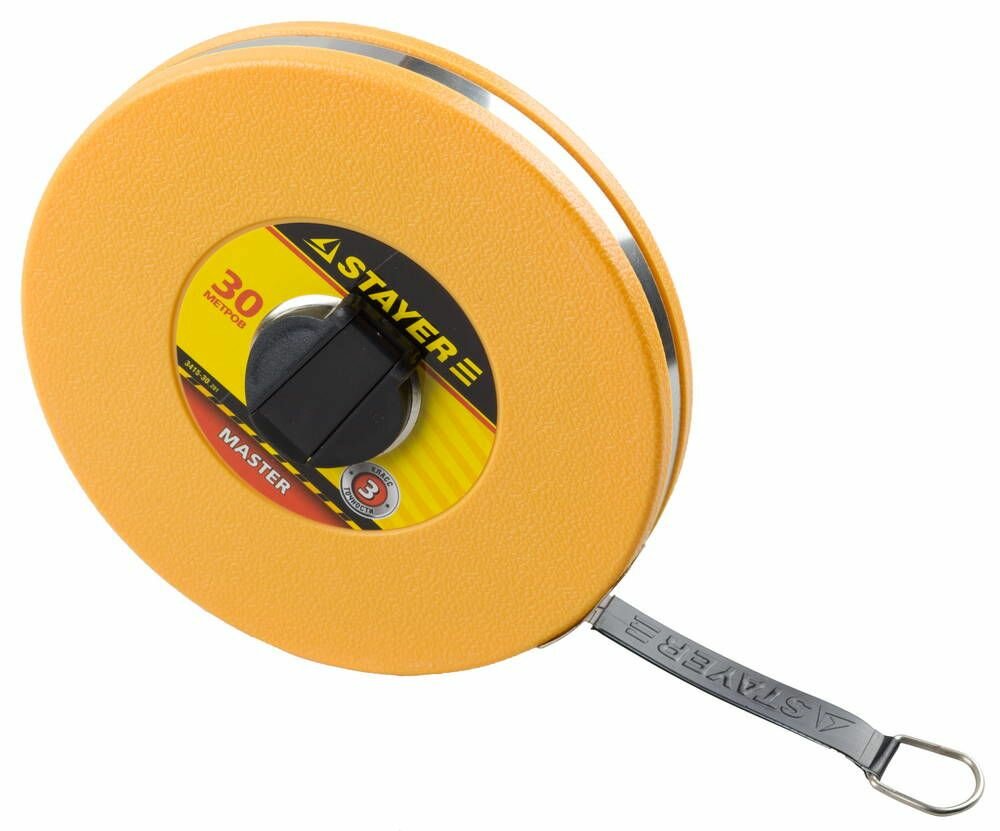 Мерная лента STAYER, 30 м, фиберглассовая, измерительная 3415-30_z01