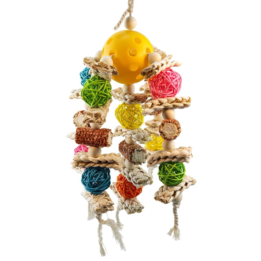 Жующая Птица Игрушка Птица Разрывающая Игрушку Говорящий Попугай Игрушка Натуральный Кукурузный початок Блоки Птица Молярная Игрушка Птичья клетка Аксессуары Игрушка