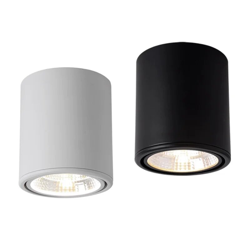 OUIO вращающийся потолочный светильник COB 220В, 15W White Dimmable, Neutral white 4000K