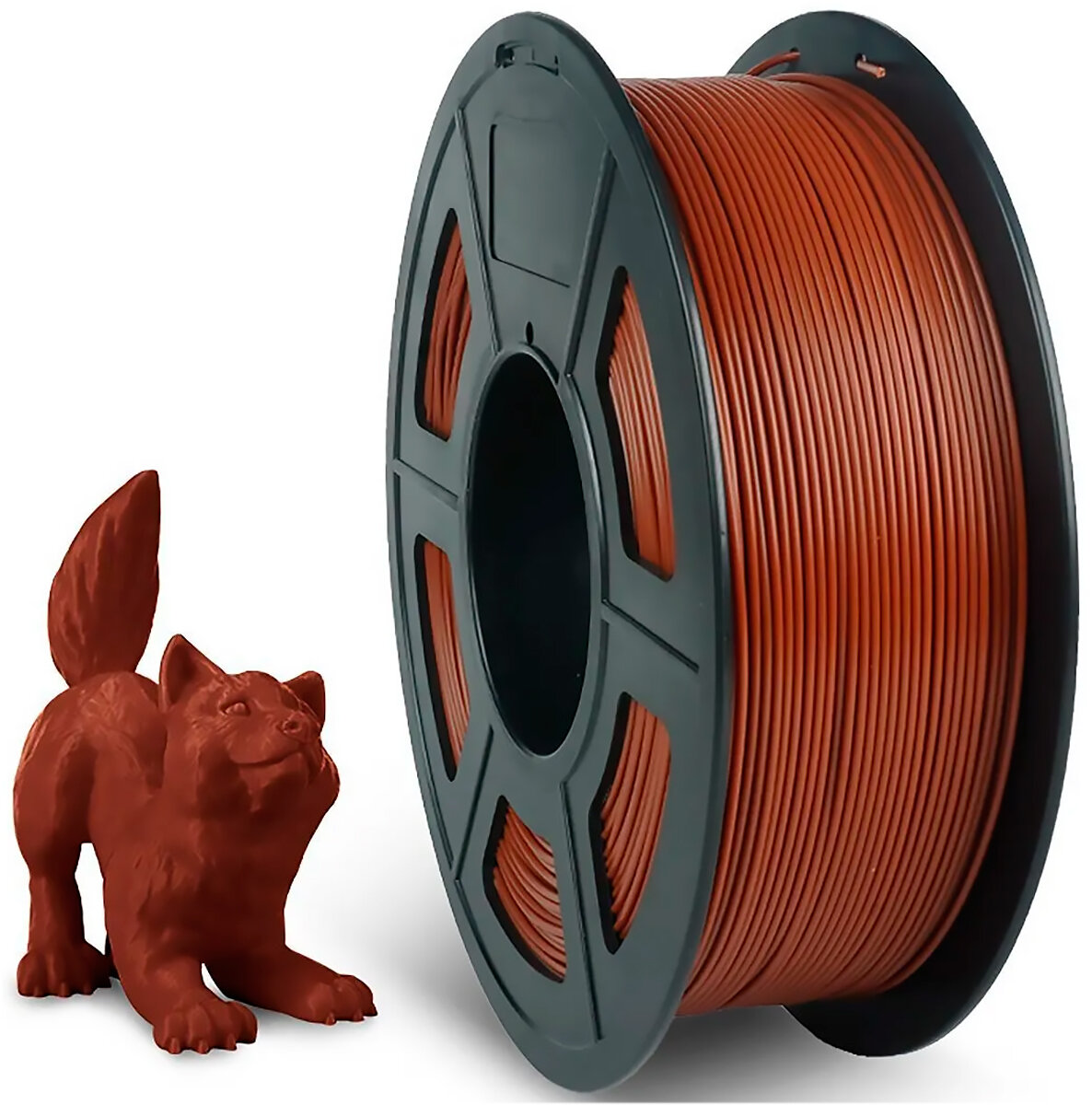 Филамент NV Print PETG Chocolate для 3D печати диаметр 1.75мм длина 330 метров масса 1 кг