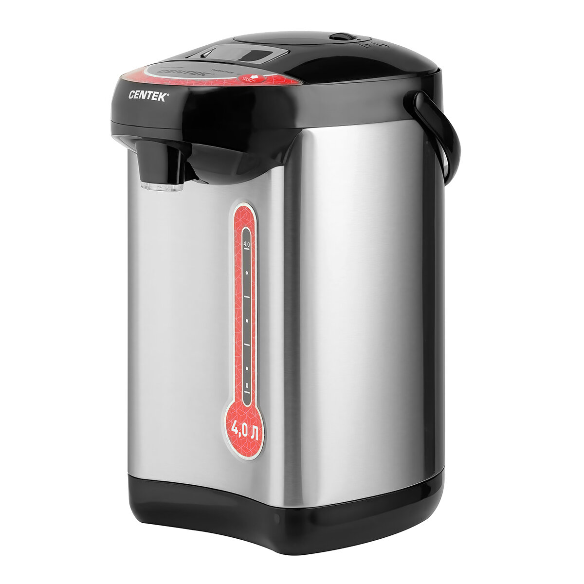 Термопот электрический CT-0081 черный нержавека 4л