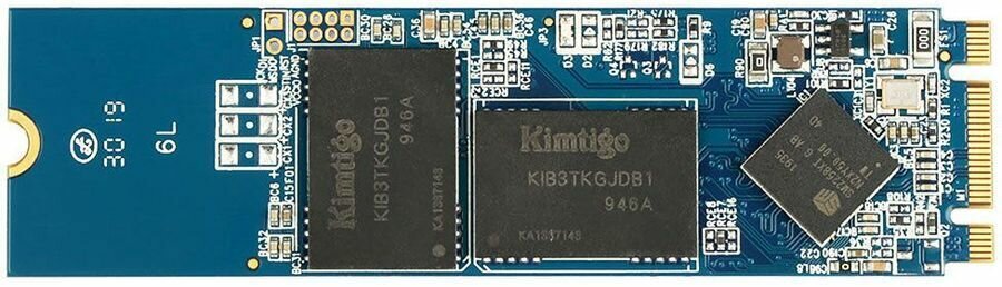 128 ГБ SSD M.2 накопитель KIMTIGO KTG-320 (K128S3M28KTG320) - SATA III, чтение - 500 Мбайт/сек, запись - 350 Мбайт/сек, TLC 3D NAND