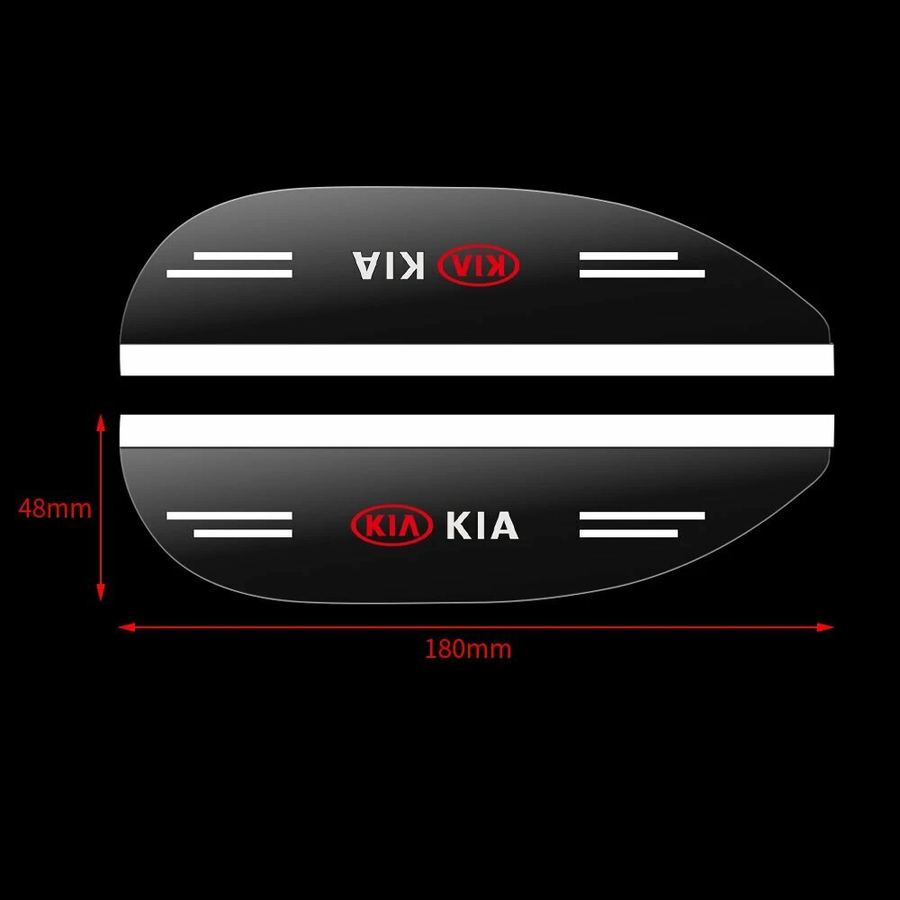 2 шт, боковое зеркало заднего вида, чехлы для бровей от дождя, козырек от дождя для KIA Rio Ceed Morning Proceed Sorento Picanto Optima Niro
