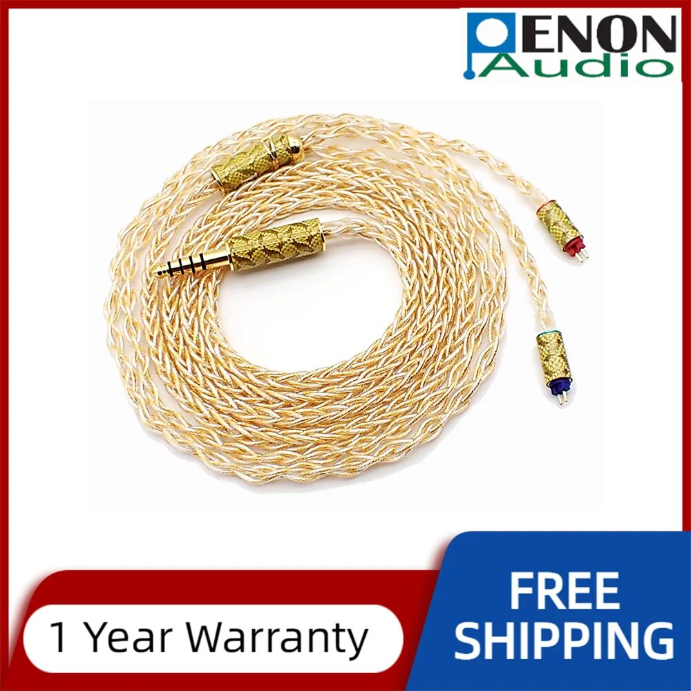 ISN Audio EST80 гибридный аудиокабель для наушников 4.4mm with earhook