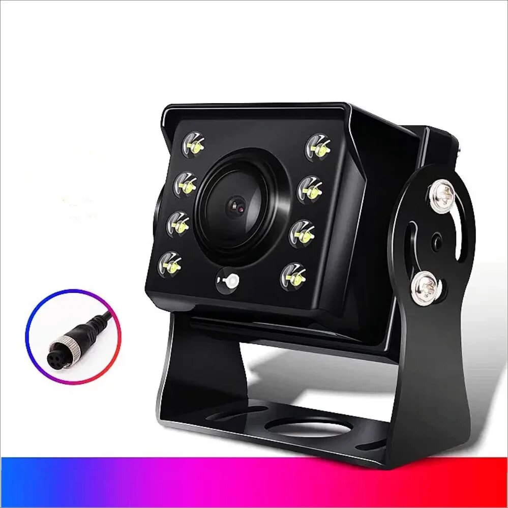 Камера заднего вида AHD камера заднего вида для грузовика, 1080P, 12 В, водонепроницаемая, с ночным видением, с видеокабелем 5 м, 15 м, 12 В, AHD 720P PAL