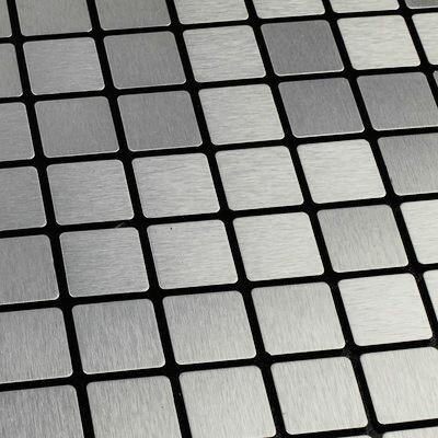 Европейская самоклеящаяся металлическая мозаичная плитка для фона - Имитация античной бронзы с узором Ветряная мельница,0.3, серебристый